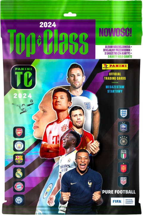 Puszka piłkarska Top Class 2024 Panini | karteina.pl